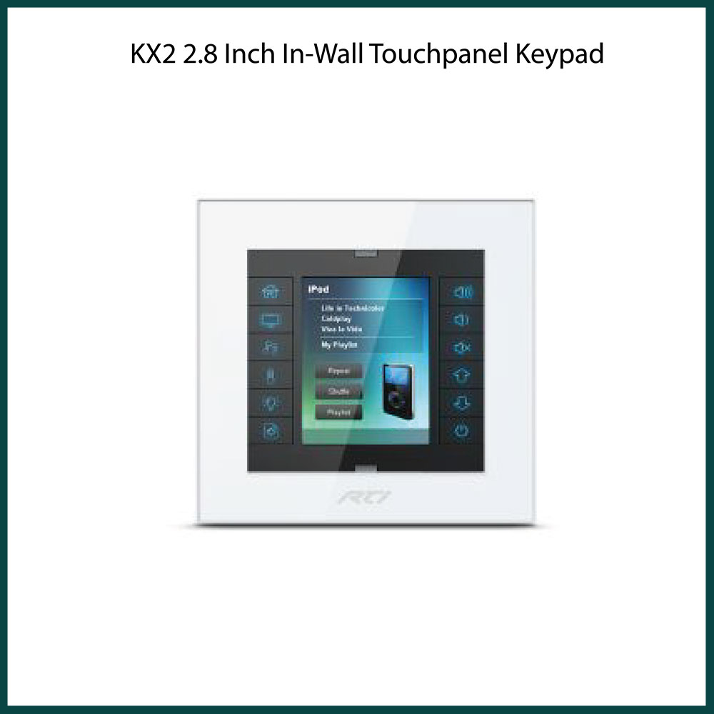 KX2 2.8 Inch In-Wall Touchpanel Keypad – Prokare Electronic & Project